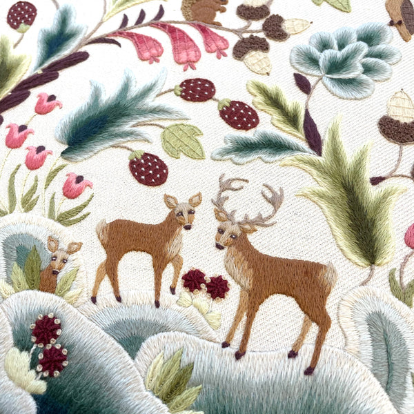 Crewel Work Jacobean Embroidery Kit 'The Royal Family' - Melbury Hill